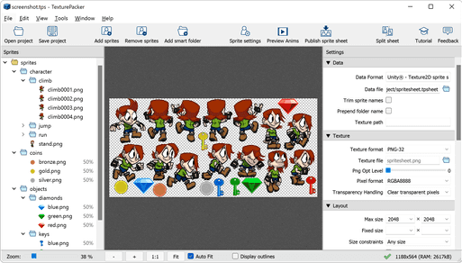 TexturePacker - Create Sprite Sheets for your game!